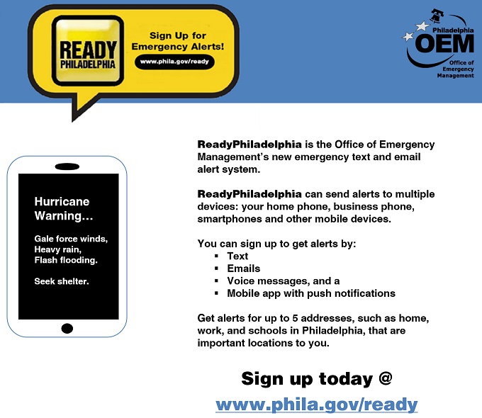 Are You ReadyPhiladelphia? | Office of Emergency Management | News ...