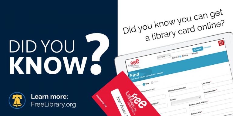 Five Ways To Use Your Free Library Card | Office of the Mayor - Kenney ...