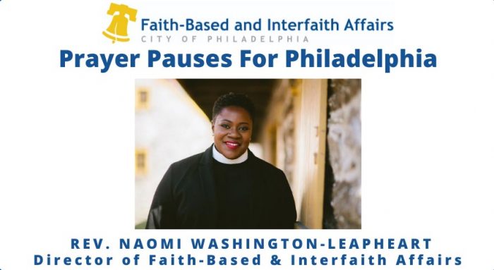 Prayer Pauses for Philadelphia | Faith-Based and Interfaith Affairs ...