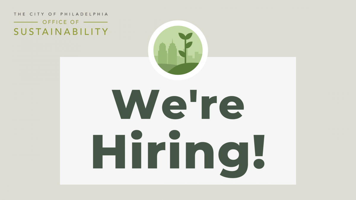 Join our team! The Office of Sustainability is hiring | Office of ...