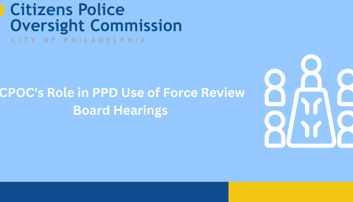 Cpocs Role In Ppd Use Of Force Review Board Meetings Citizens Police