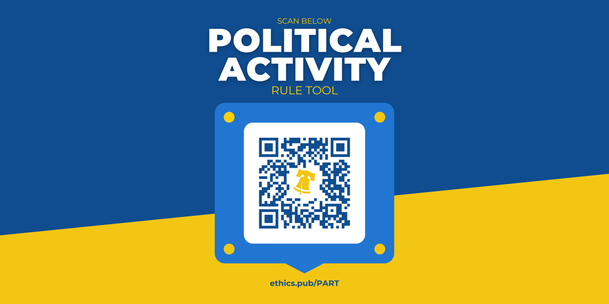 New Political Activity Rule Tool by the Board of Ethics | Board of ...