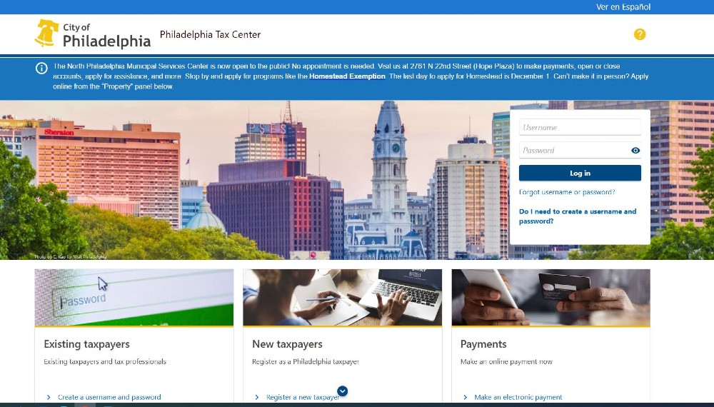 The Philadelphia Tax Center makes filing and paying taxes easier ...